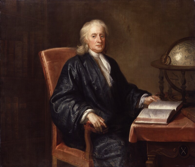 Sir Isaac Newton sitting at a desk with a book open | Free Xenon Sir Isaac Newton sitting at a desk with a book open | Free Xenon
